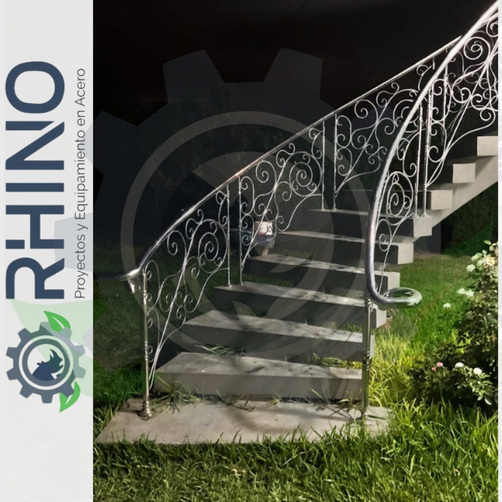 BARANDA DE ACERO INOXIDABLE – Rhino Ingenieria